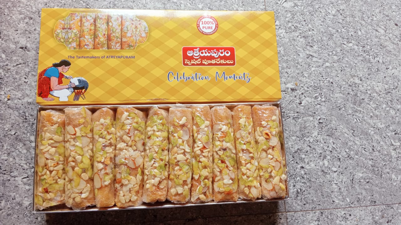 Pootarekulu - Authentic Atreyapuram Sweets | GI Tagged Traditional Delicacy